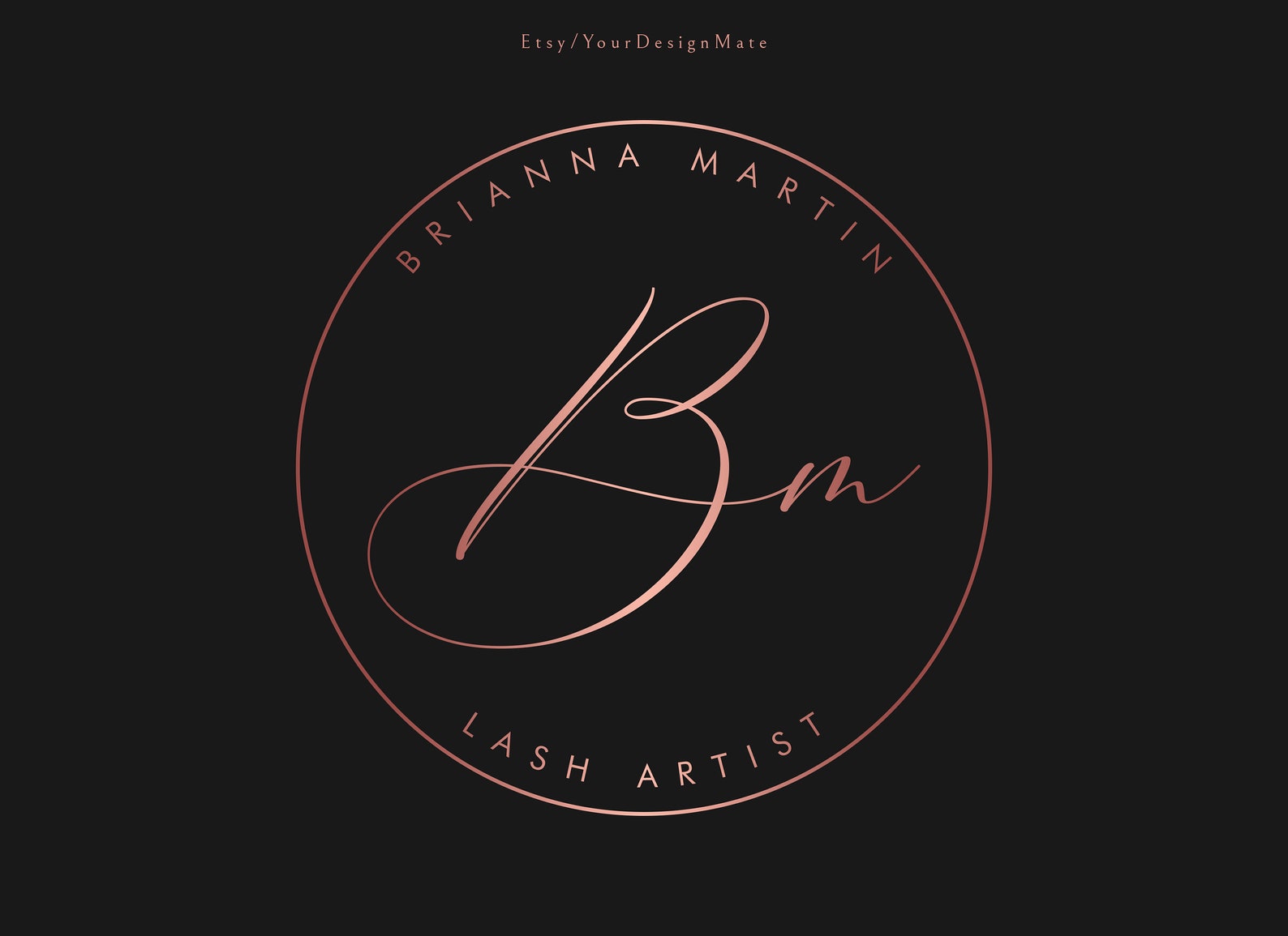 Lash Artist Logo Makeup Artist Logo Brow Artist Logo Rose | Etsy
