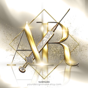 Champagne Gold Syringe Injector Logo | Aesthetic Cosmetic Beauty Logo ...
