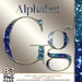 Aqua Blue Glitter Alphabet, Glitter Alphabet Clipart, Diamond Alphabet ...