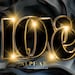 Black Bold Chrome Alphabet PNG, Metallic Black Letters Clipart, Black ...