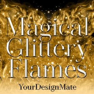 Gold Flames Overlays, Logo Background, Flames Cliparts, Gold Fire Png ...