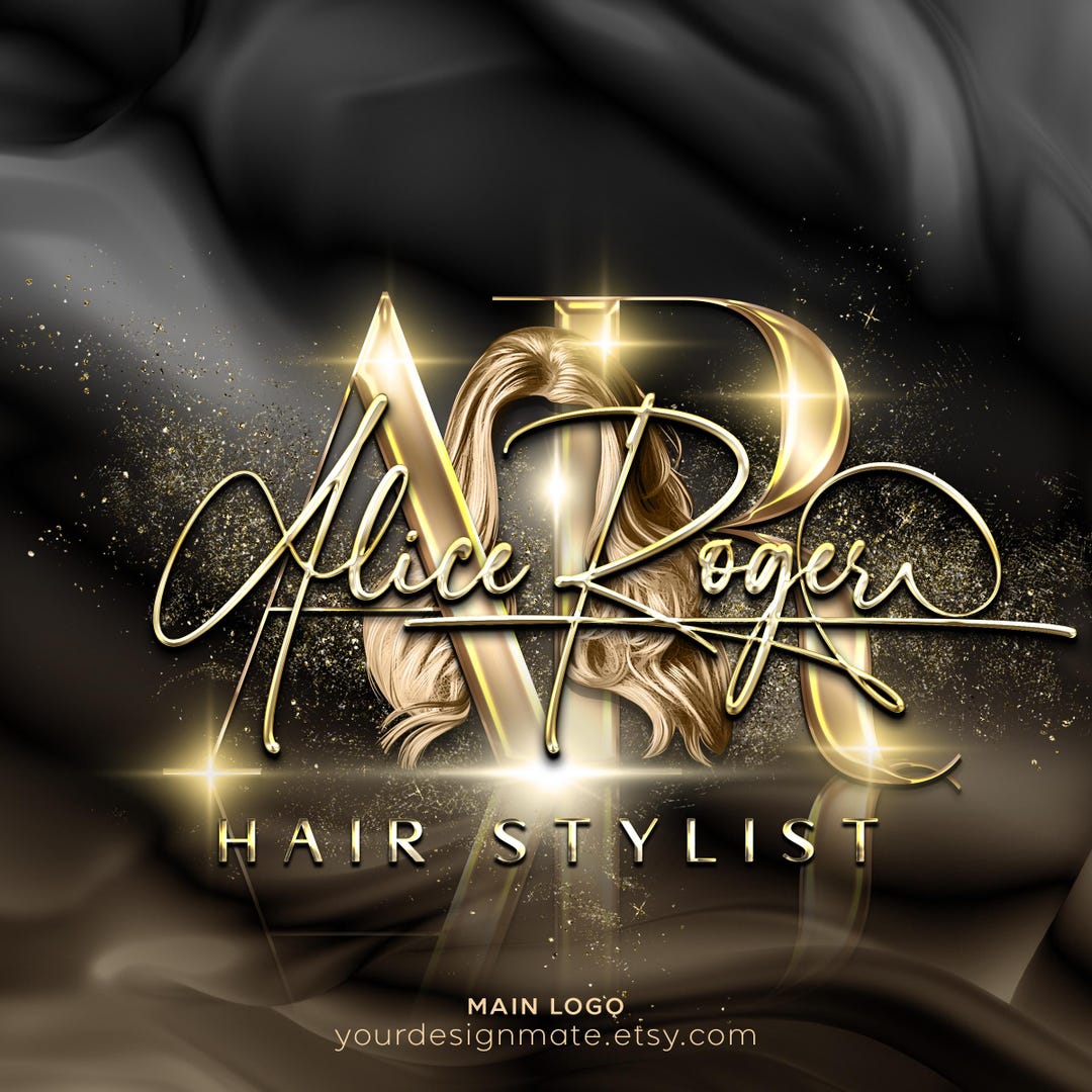 Chic Hair Salon Logo | Custom Wig and Hair Branding | Premade Beauty ...