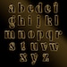 Black Bold Chrome Alphabet PNG, Metallic Black Letters Clipart, Black ...