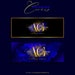 Navy Blue Gold Logo Navy Blue Watercolor Logo Beauty Logo - Etsy