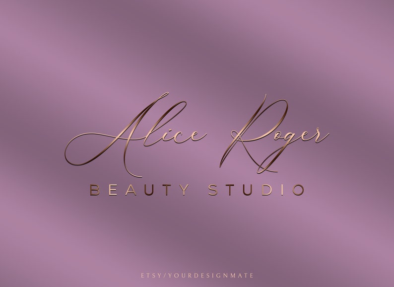 Lilac Logo Beauty Logo Rose Gold Logo Scented Candles Logo - Etsy India