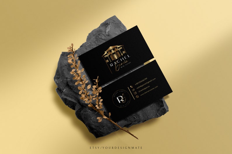 Premade Real Estate Logo Realtor Logo Gold Real Estate Logo - Etsy