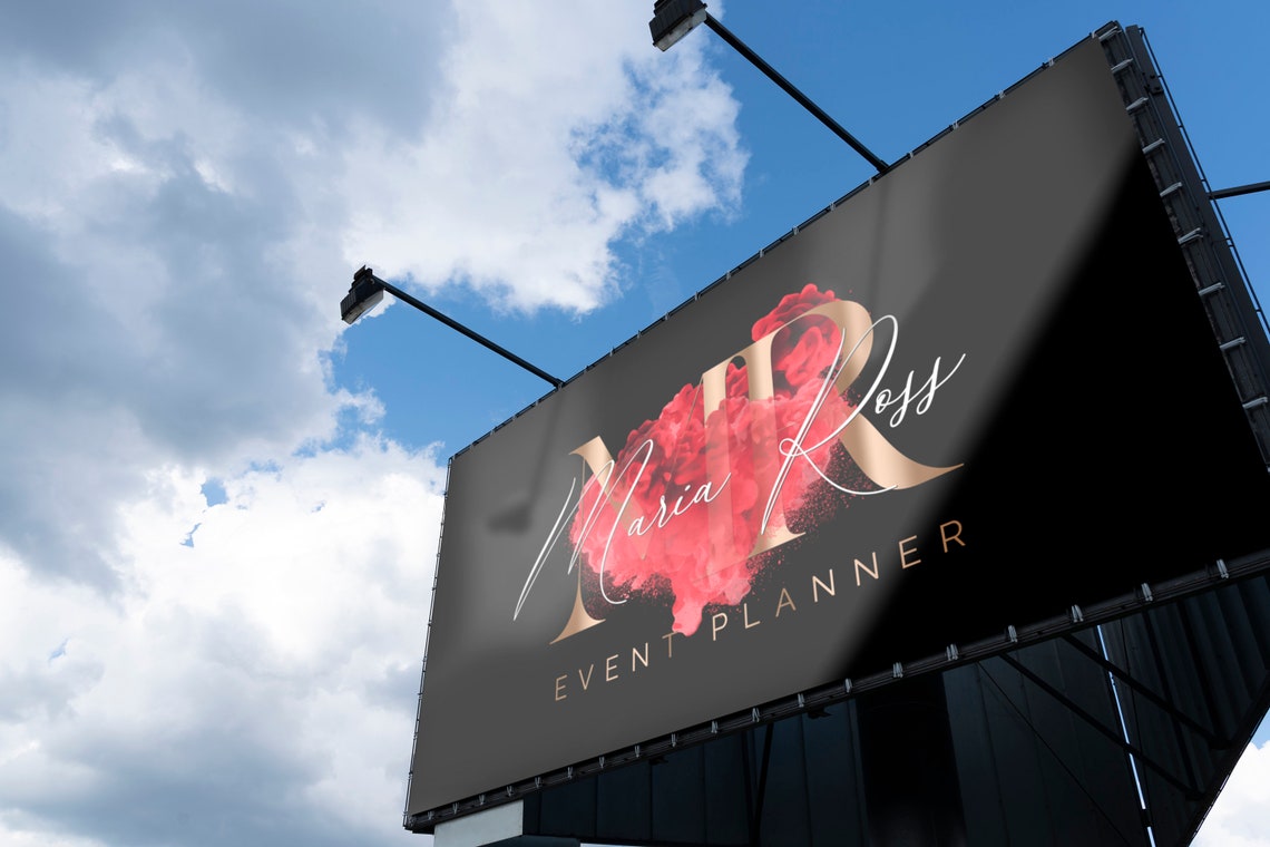 Red Watercolor Logo Red Smoke Logo Beauty Logo Signature - Etsy