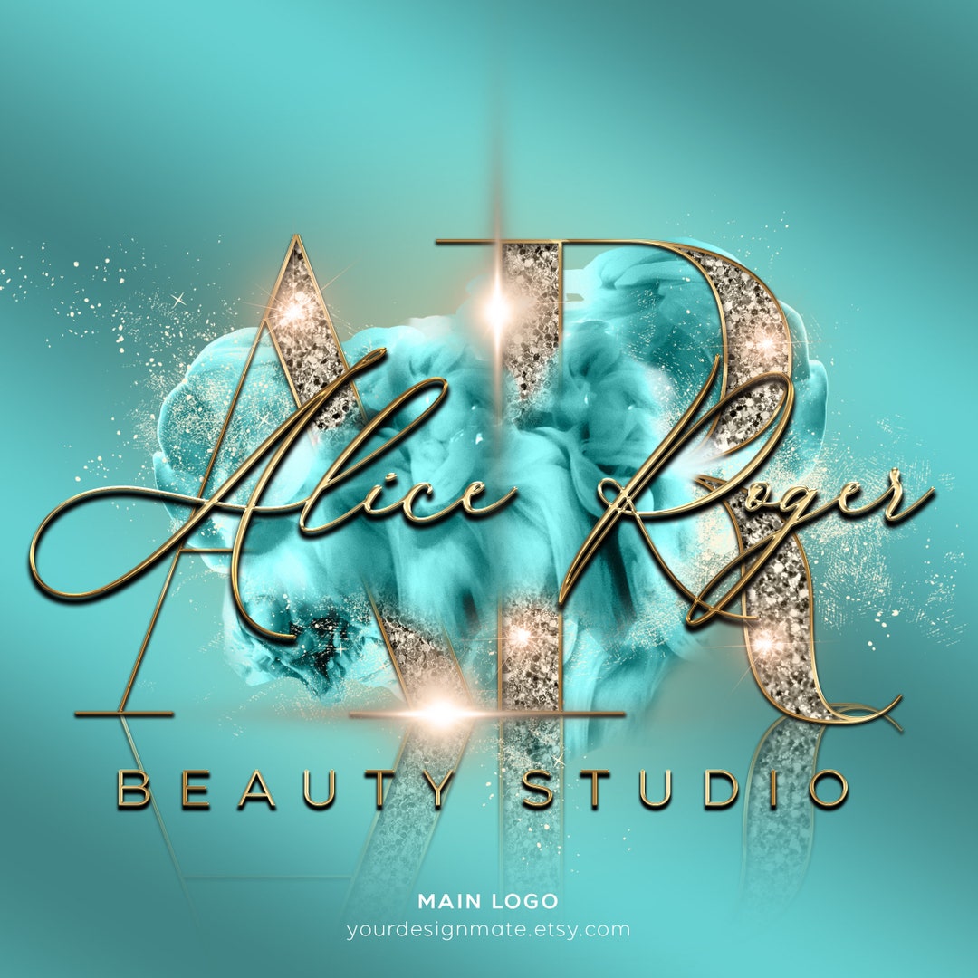 Beauty Logo, Turquoise Logo, Jewellery Logo, Sparkle Logo, Glitter Logo ...