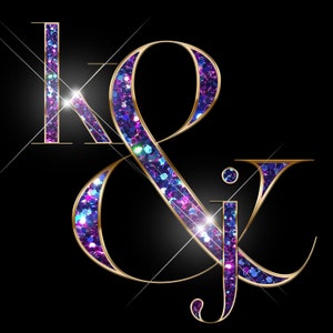 Blue Glitter Alphabet, Glitter Alphabet Clipart, Diamond Alphabet PNG ...