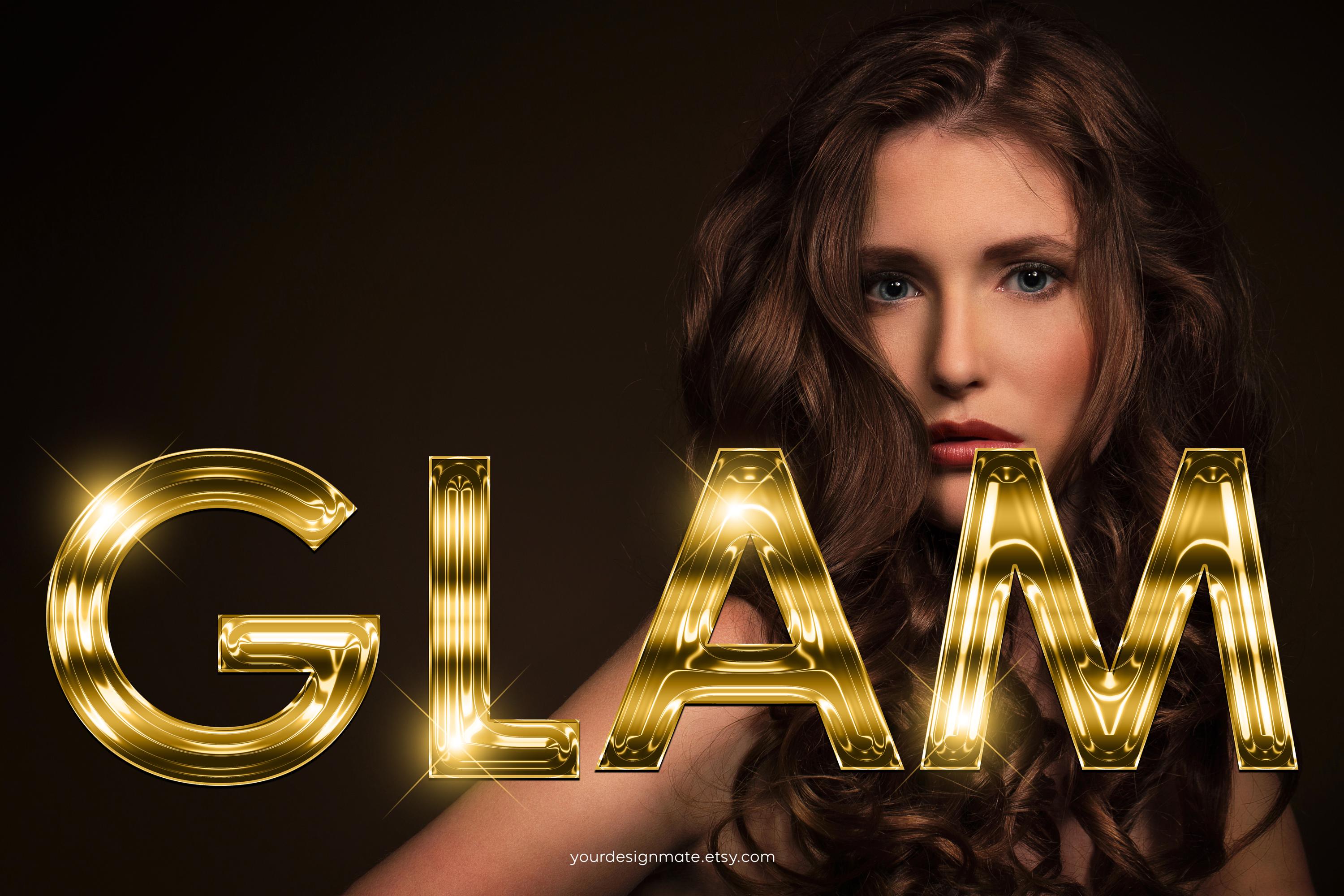 Luxury Gold Chrome Alphabet Clipart, Glam Metallic Letters PNG, Sparkle ...