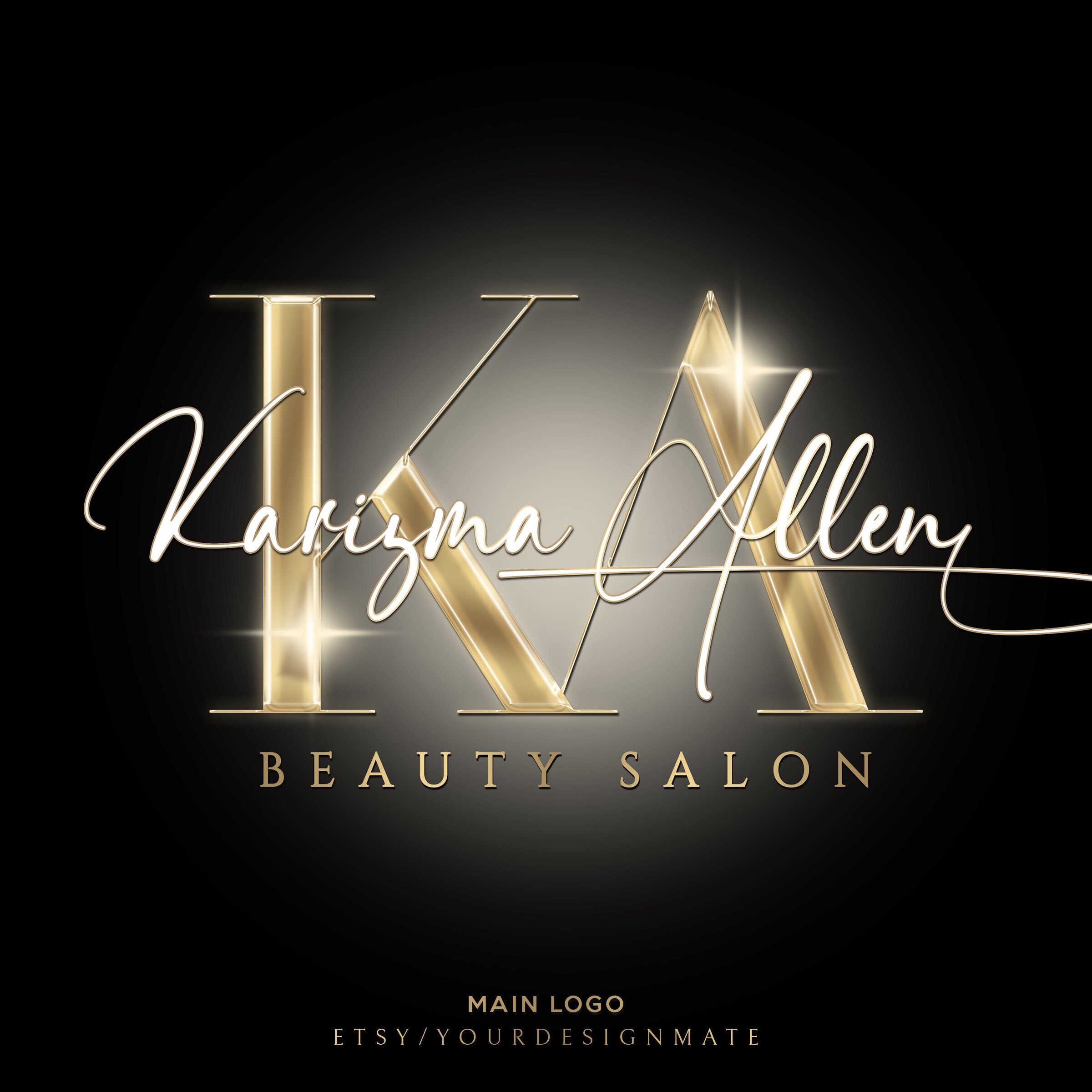 Beauty Logo Gold Logo Signature Logo Luxury Logo Scented - Etsy