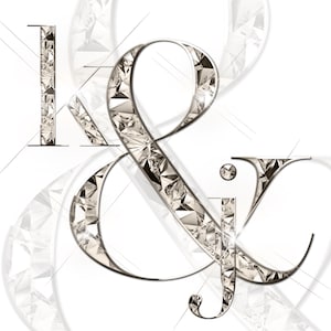 Diamond Alphabet Letters, Sparkling Glitter Letters, Luxury Diamond ...