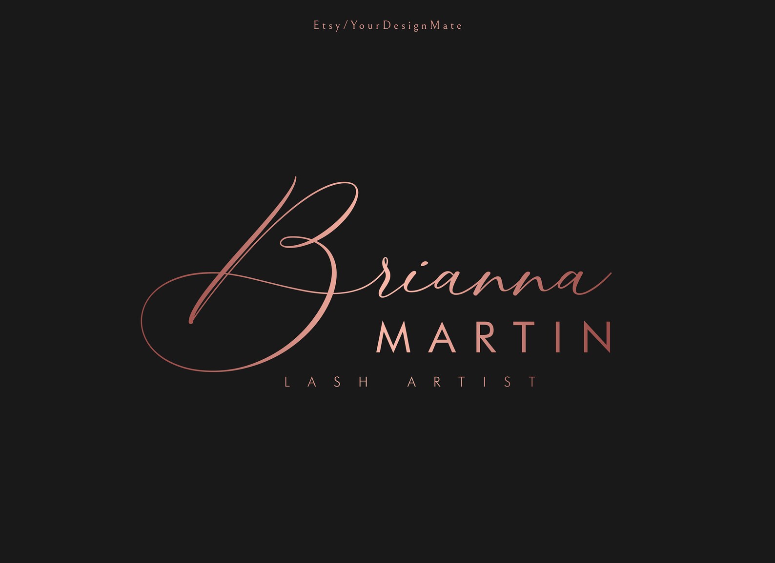 Lash Artist Logo Makeup Artist Logo Brow Artist Logo Rose | Etsy