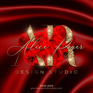 Red Smoke Logo Interior Designer Logo Beauty Logo Jewellery - Etsy