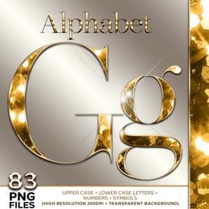 Gold Alphabet PNG, Glitter Alphabet Clipart, Diamond Alphabet PNG ...