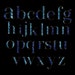 Aqua Blue Glitter Alphabet, Glitter Alphabet Clipart, Diamond Alphabet ...