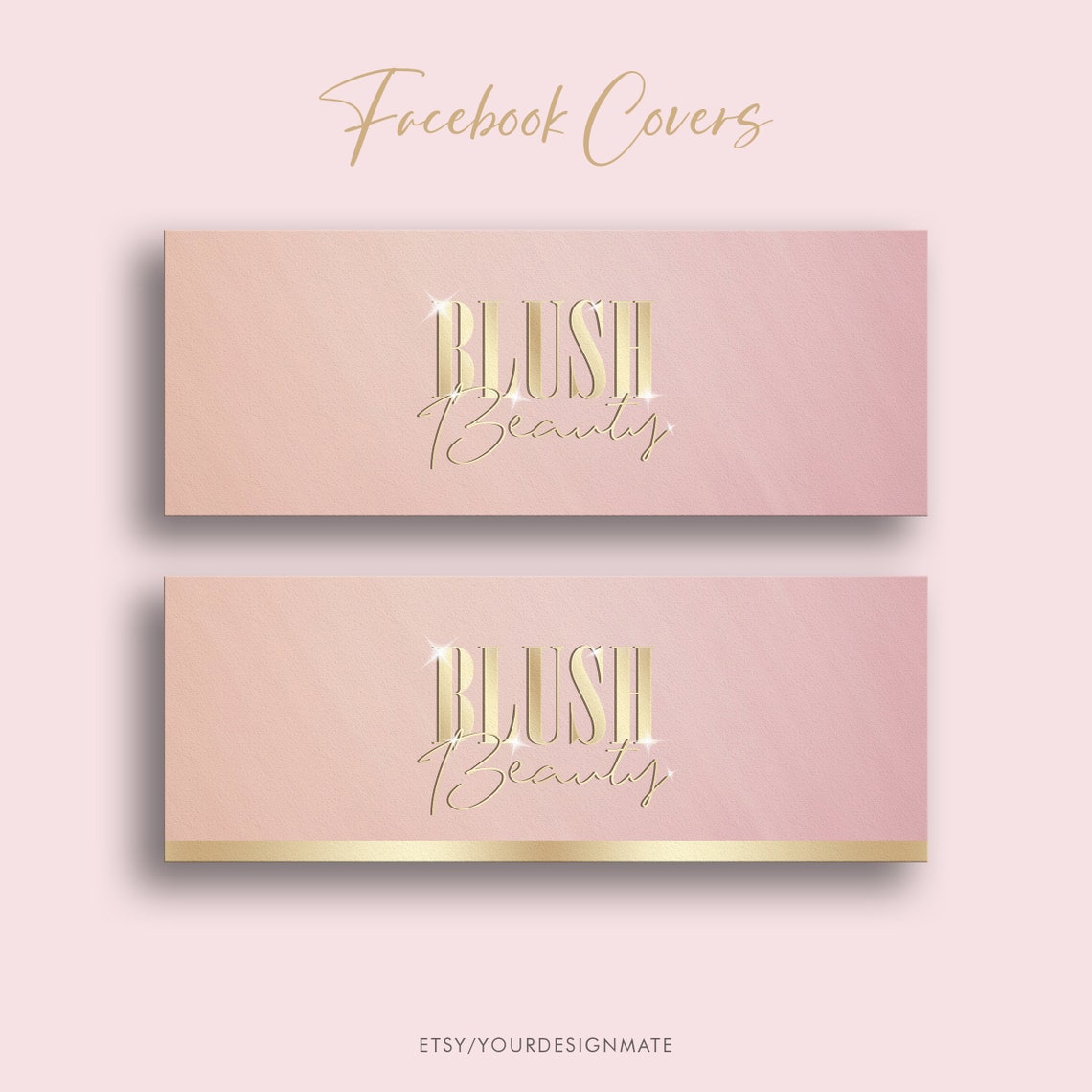 Gold Beauty Logo Pink Gold Logo Nail Logo Aesthetics Logo - Etsy