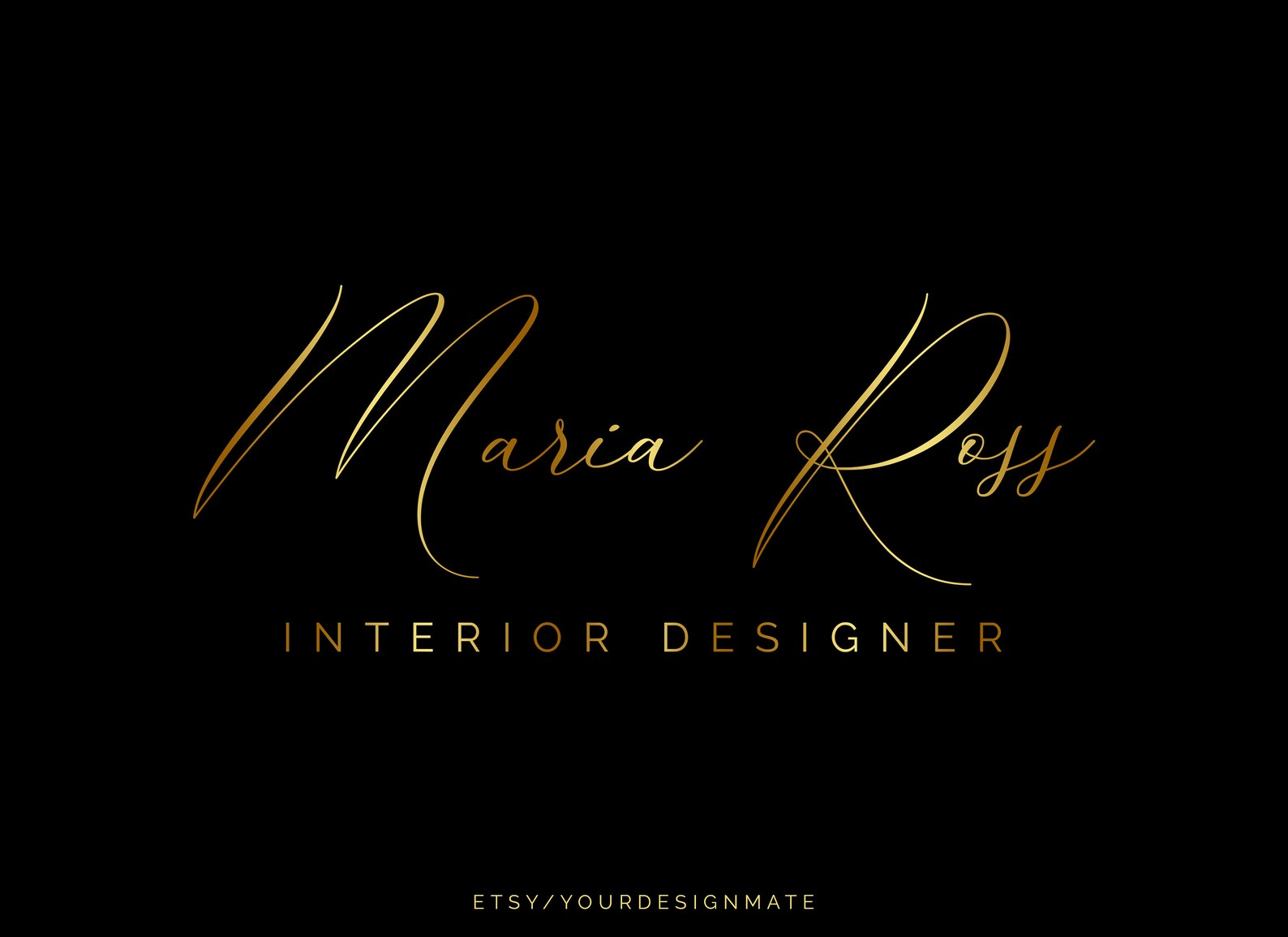 Watercolor Navy Blue Logo Blue Gold Logo Smoke Logo Beauty - Etsy