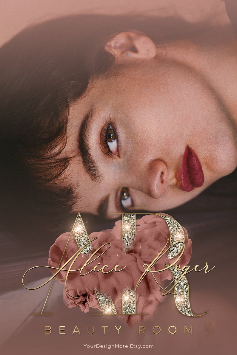 Beauty Logo Jewellery Logo Rose Gold Logo Sparkle Glitter - Etsy