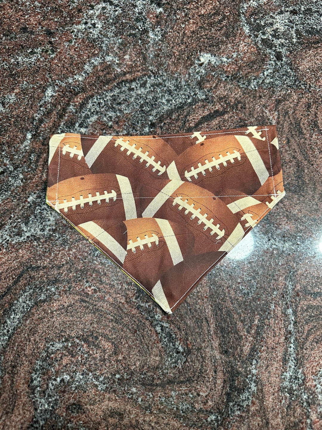 Reversible Pet Bandana | Made With Football Fabric | Handmade to Order ...