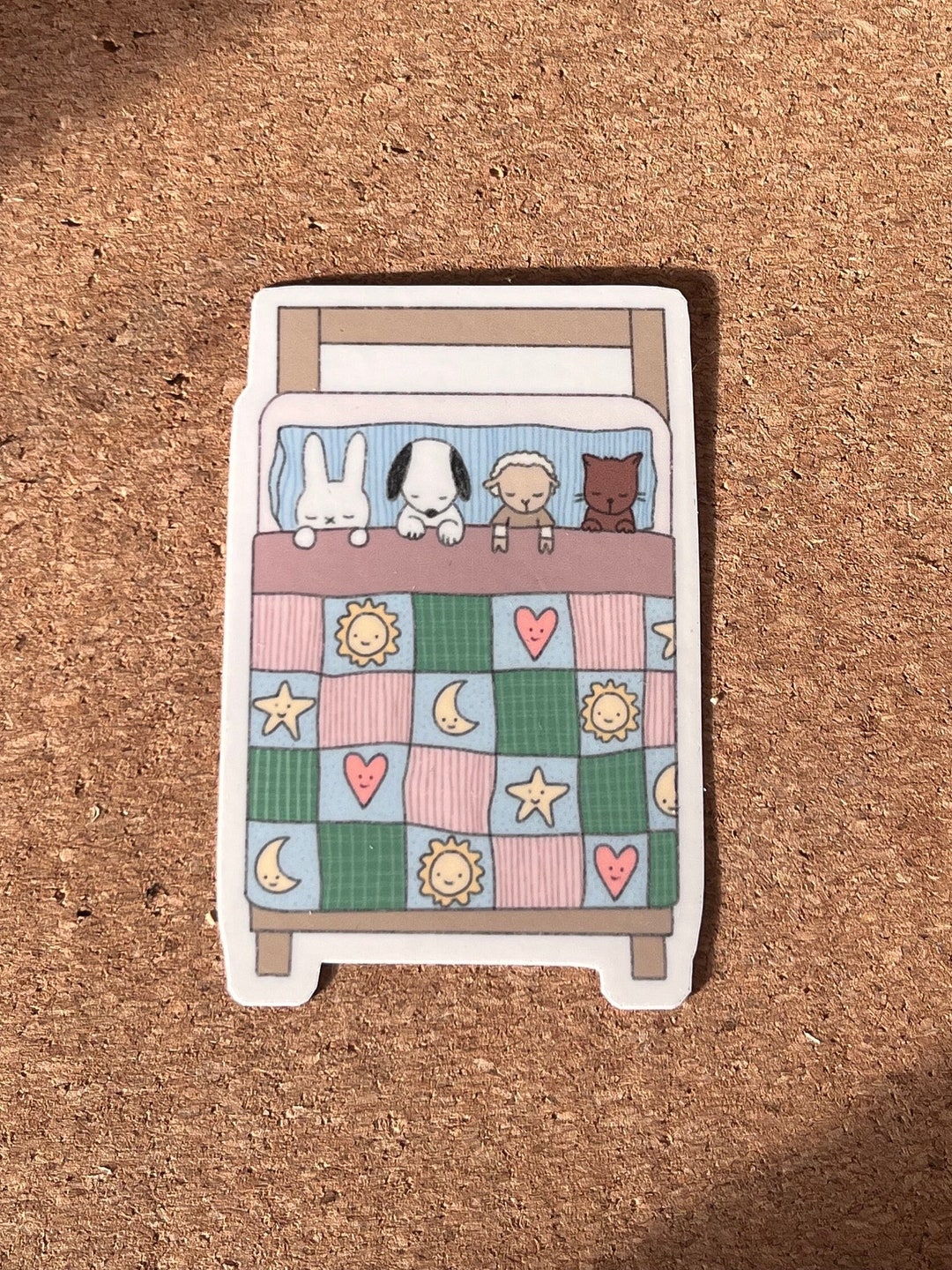 Cosy Sleepover Glossy Sticker - Etsy