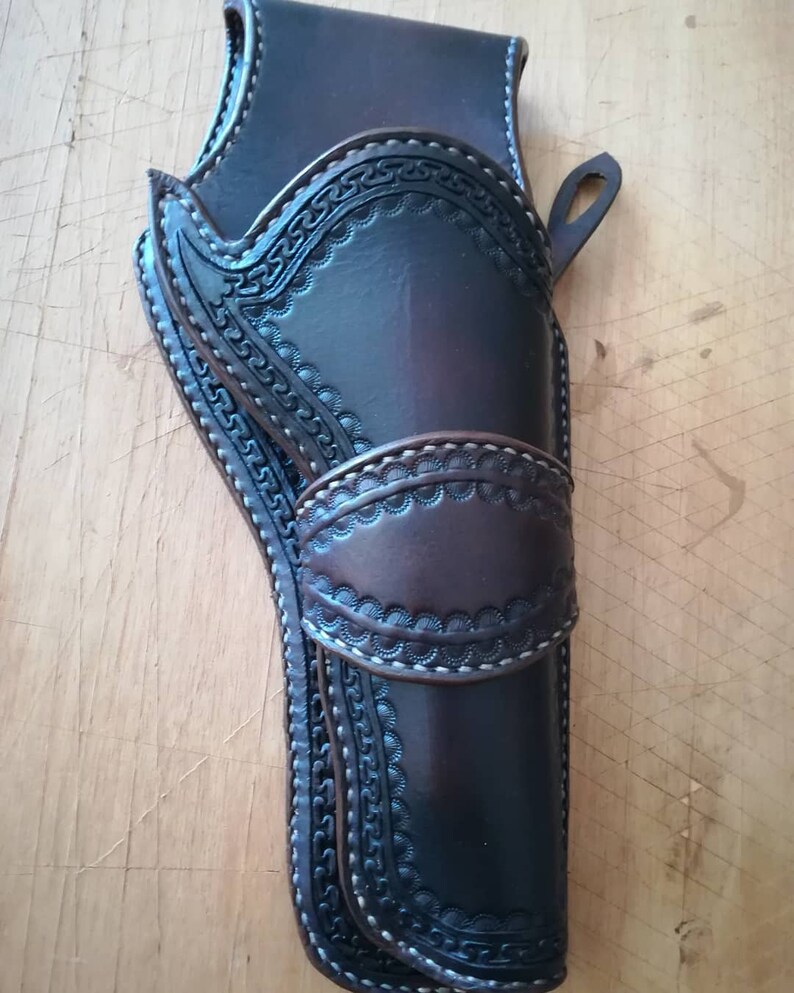 Colt 45 S.A.A. Border Tooled Custom Holster - Etsy