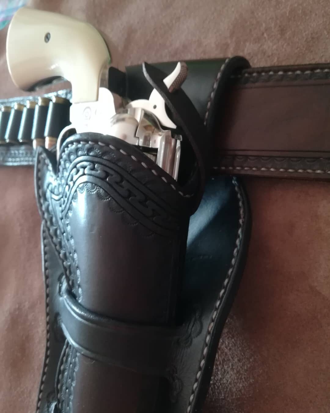Colt 45 S.A.A. Custom Double Loop Holster - Etsy