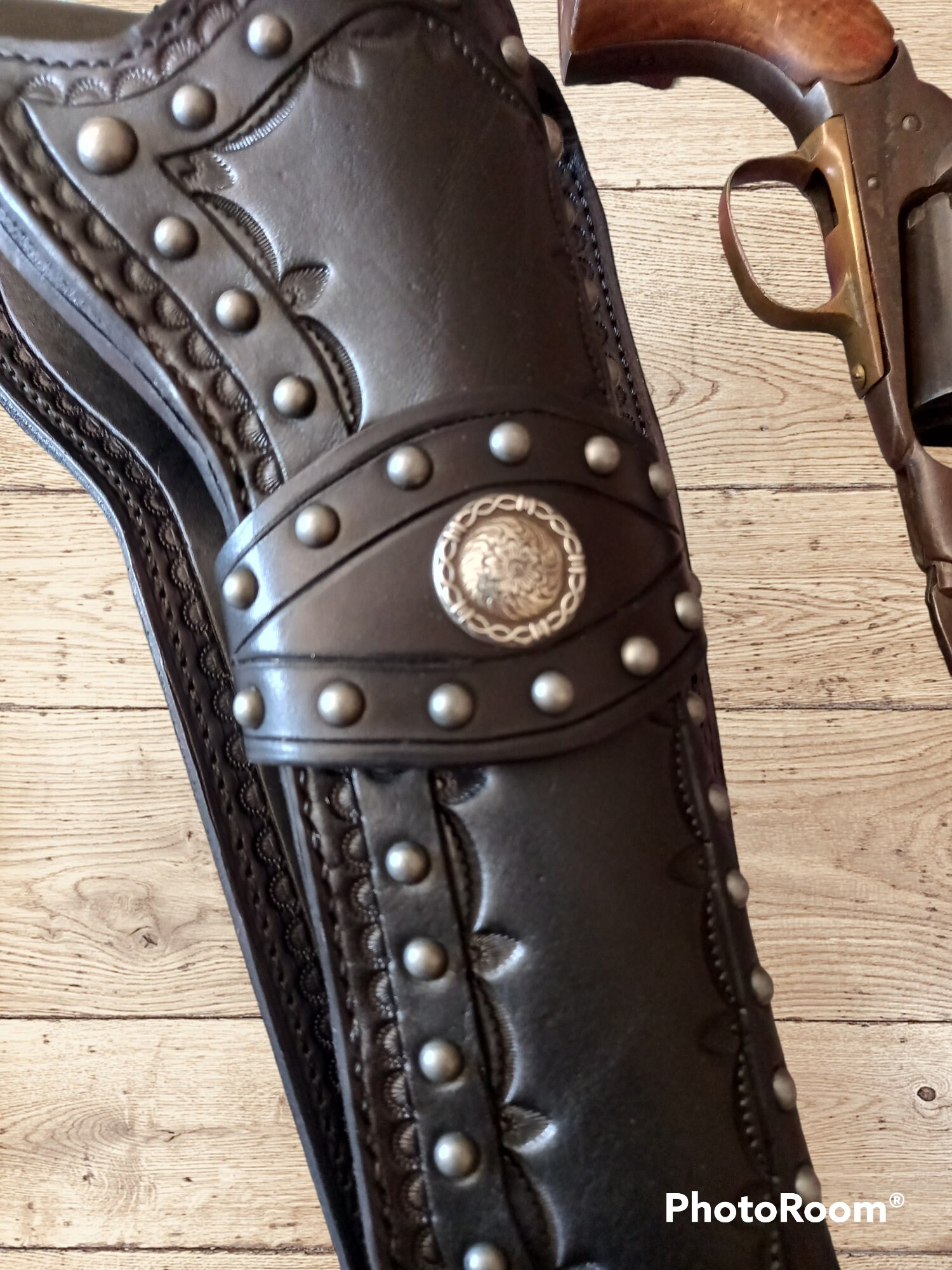 DISCOUNT Crossdraw Western Holster With Spots - Etsy