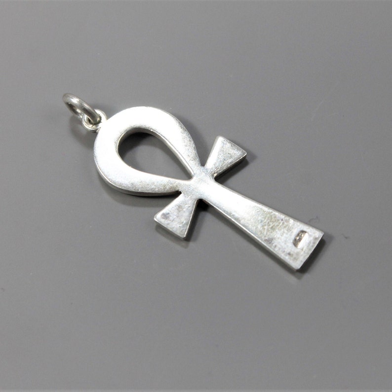 Large Ankh Silver Pendant | Etsy