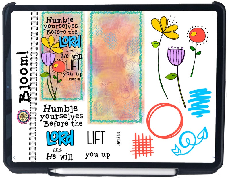 Bloom! Bible Journaling Printable - Etsy