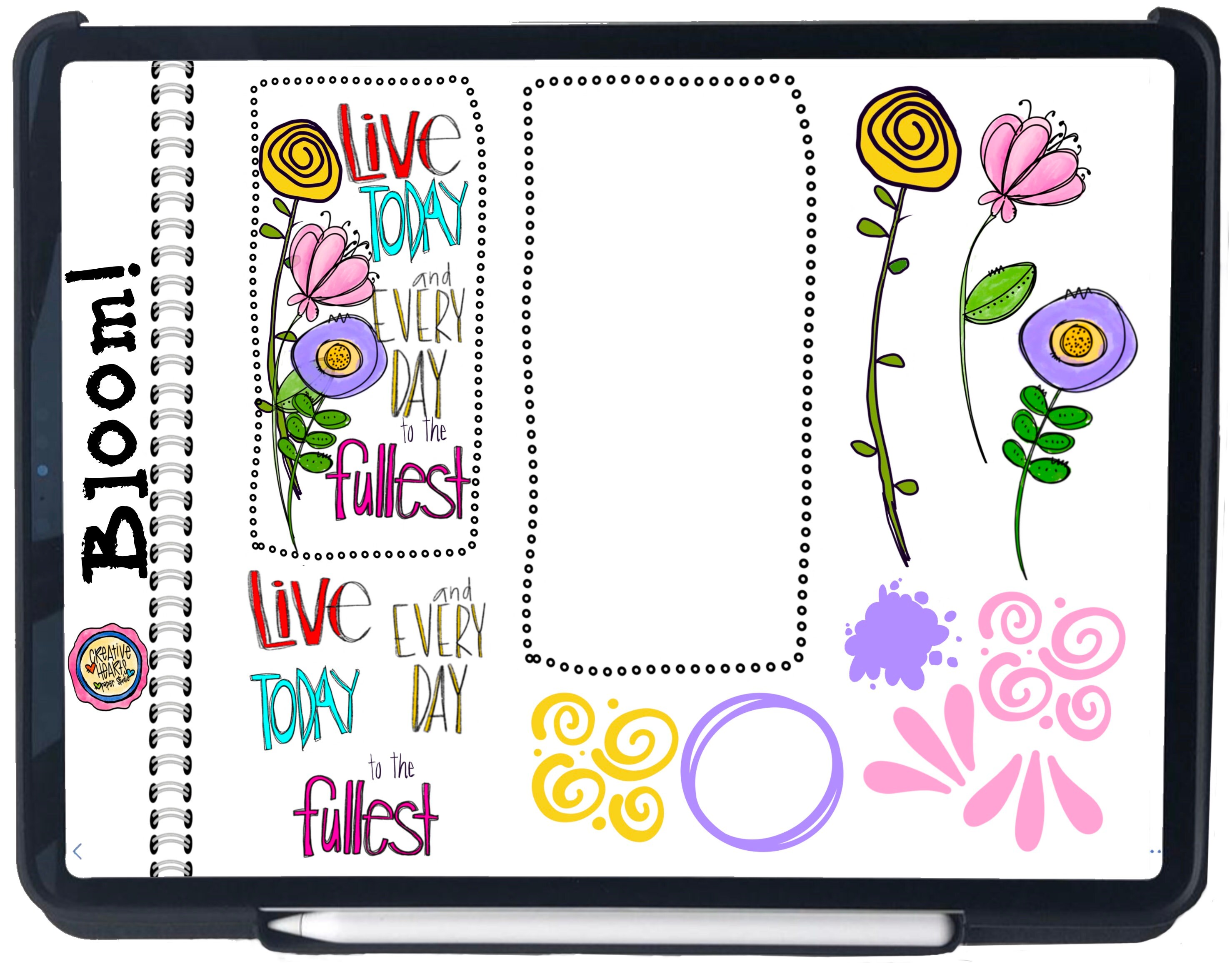 Bloom! Bible Journaling Printable - Etsy