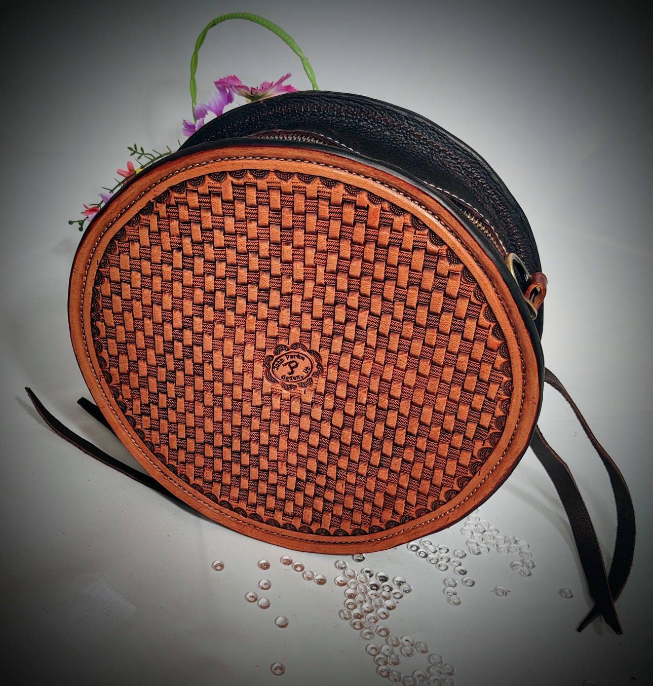 Available for Custom Order Rope-bag Style Purse. Pictures Show a ...