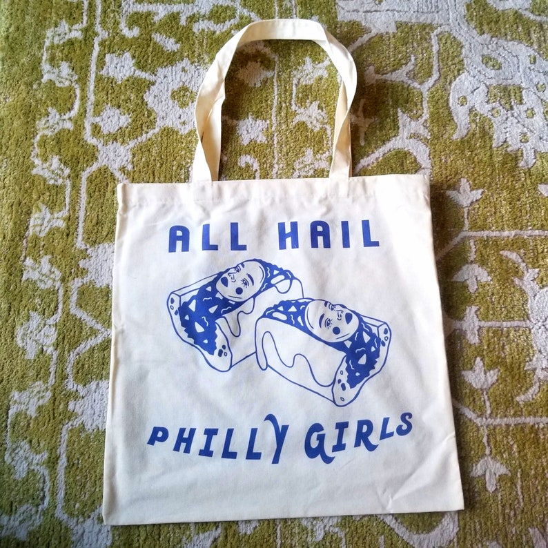 All Hail Philly Girls Tote Bag Philadelphia Gifts, Philly Cheesesteak ...