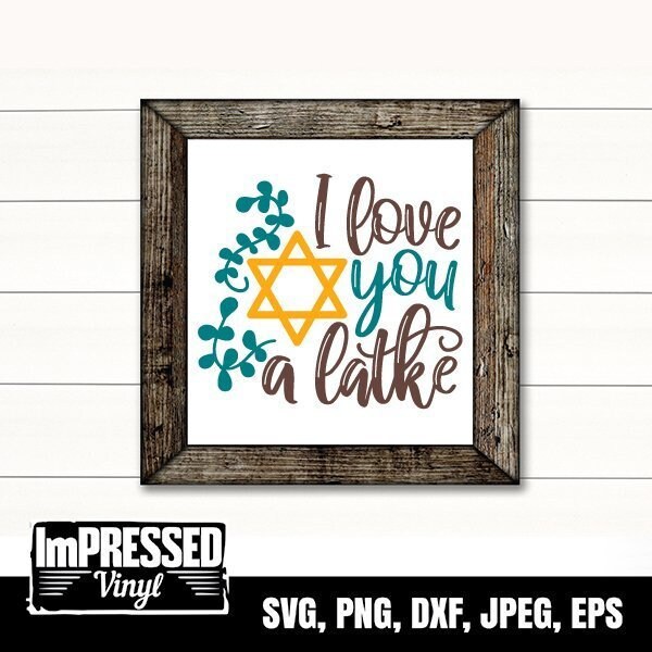 I Love You a Latke - Etsy