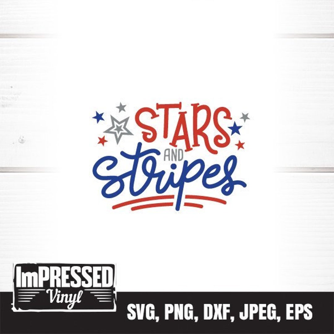 Stars and Stripes SVG- Instant Download - Etsy