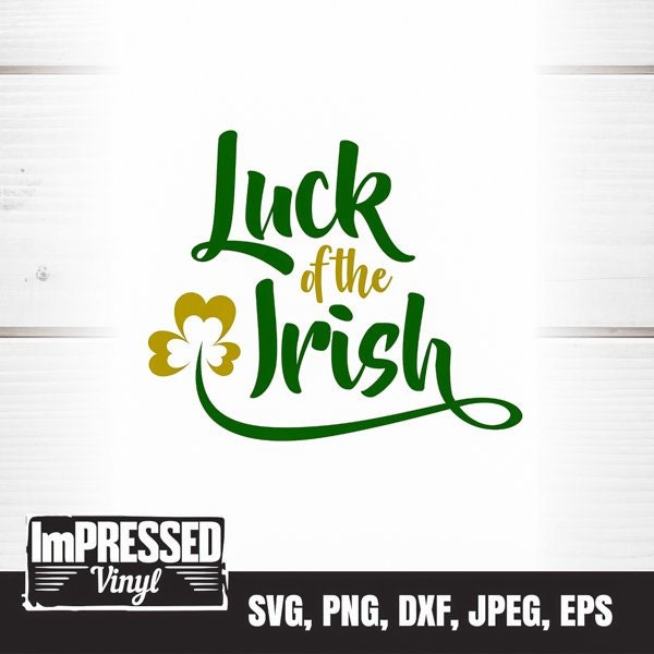 Luck of the Irish - Etsy