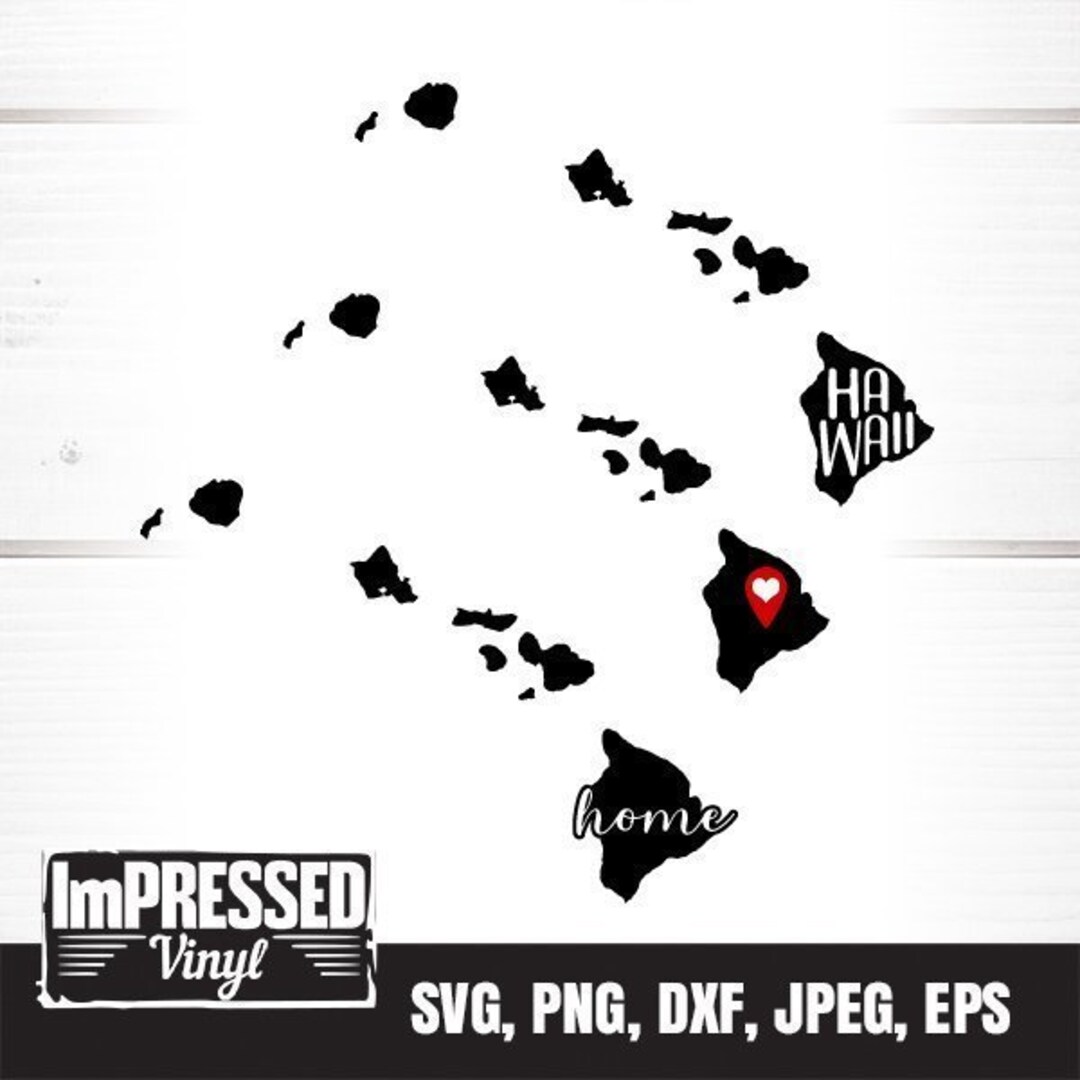 Hawaii SVG Instant Download - Etsy