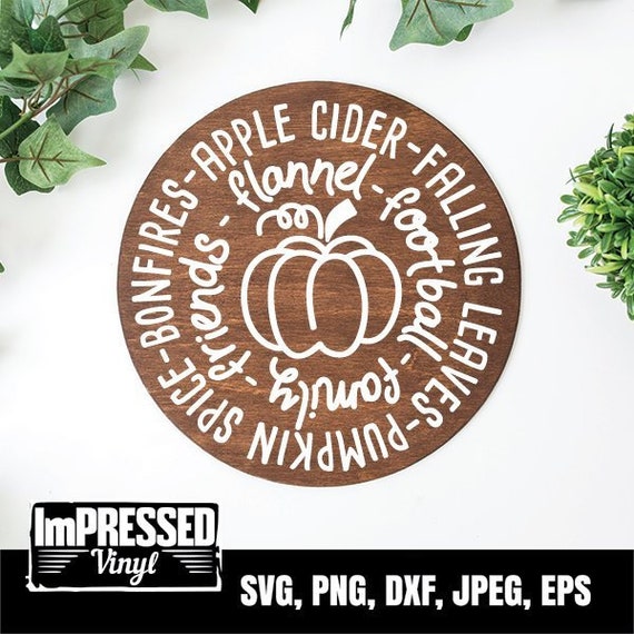 Fall Theme SVG Instant Download - Etsy