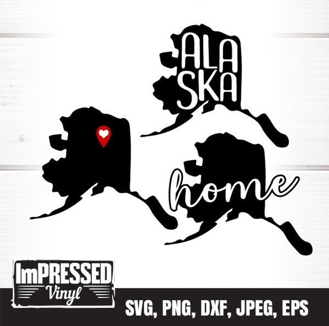 Alaska SVG- Instant Download - Etsy