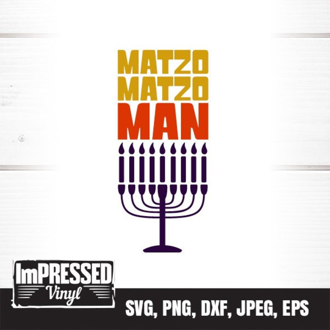 Matzo Matzo Man SVG Instant Download - Etsy