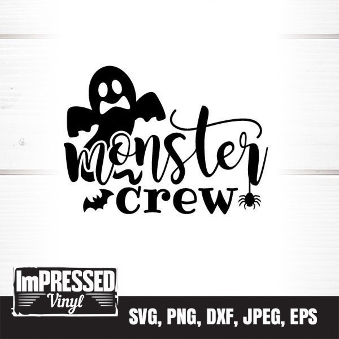 Monster Crew SVG Instant Download - Etsy