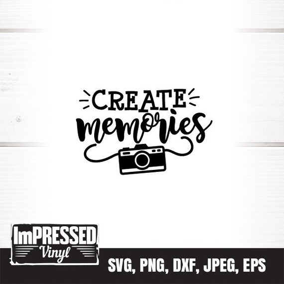 Crear recuerdos SVG Descarga instantánea | Etsy México