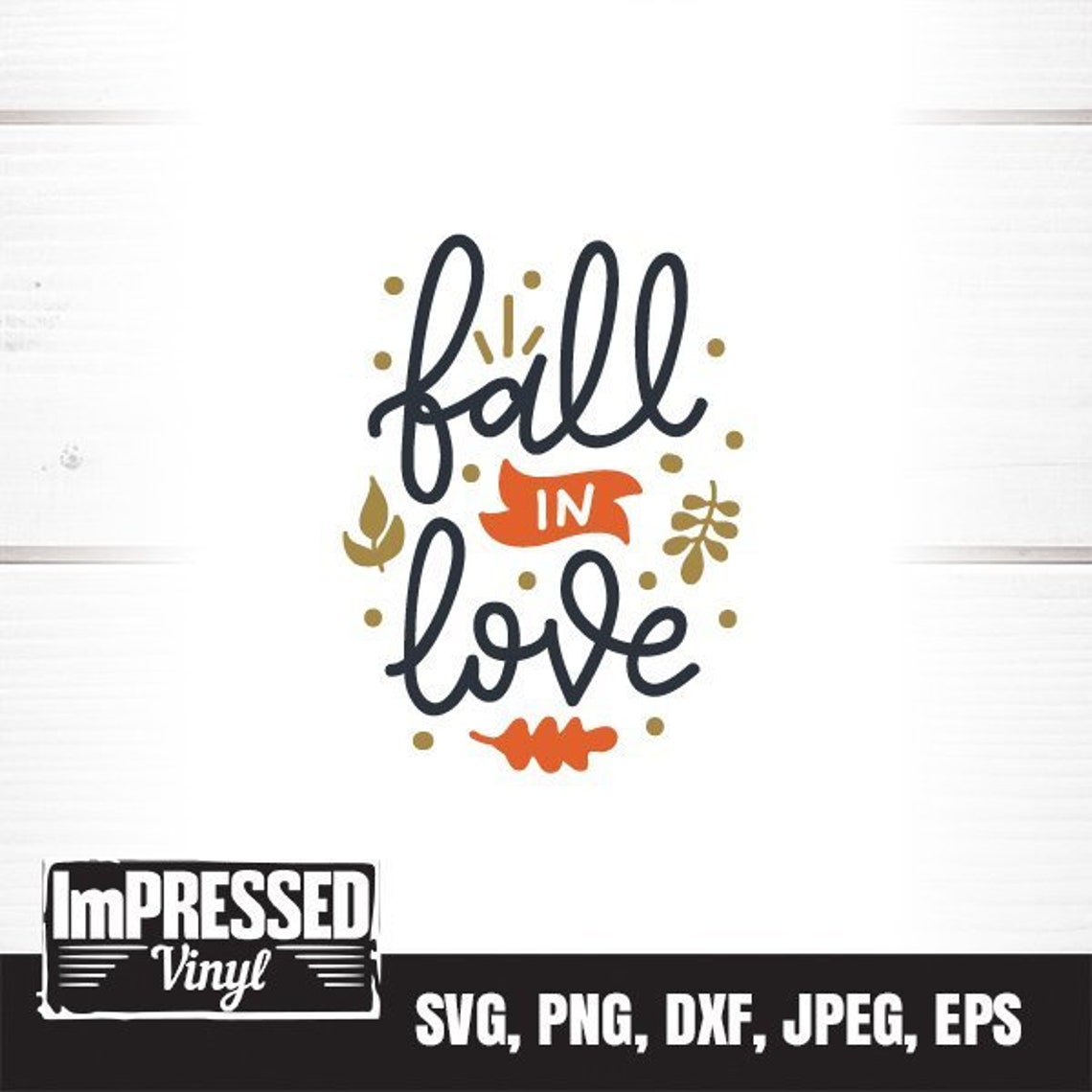 Fall in Love Svg-instant Download - Etsy