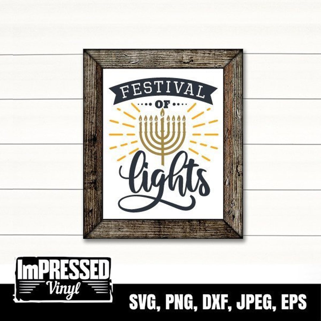 Festival of Lights SVG- Instant Download - Etsy