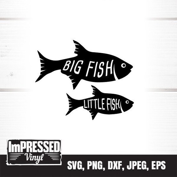 Big Fish Little Fish SVG Instant Download | Etsy