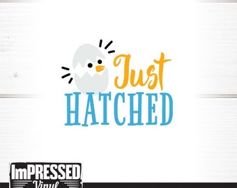 Just Hatched Svg - Etsy UK