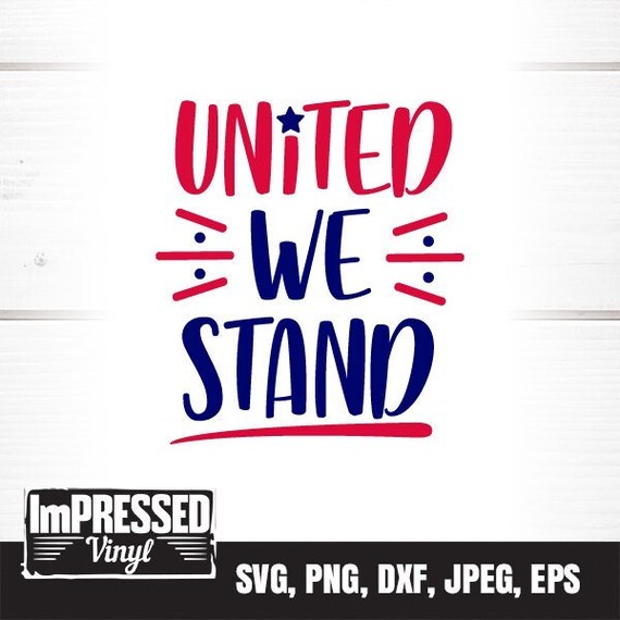 United We Stand SVG Instant Download - Etsy Australia