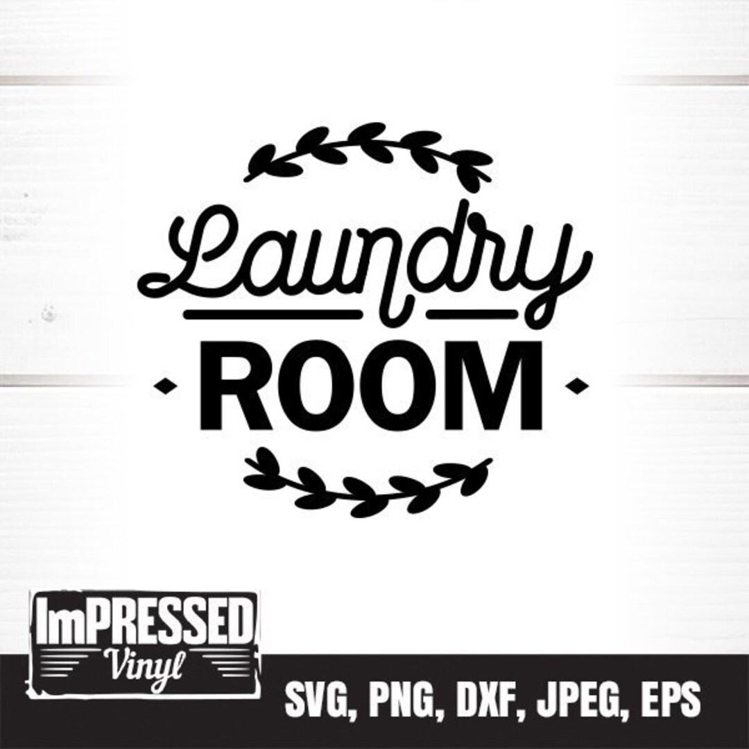 Laundry Room SVG- Instant Download - Etsy