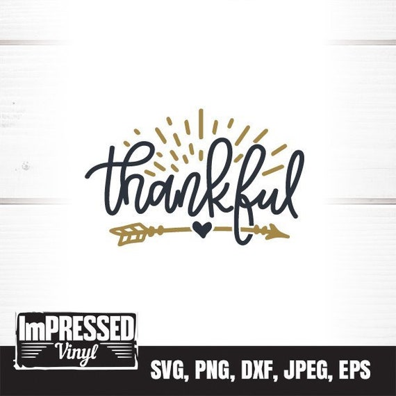 Thankful Thanksgiving Svg-instant Download | Etsy