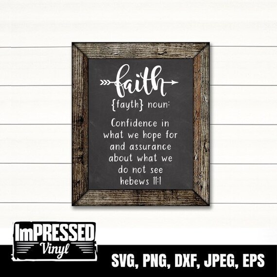 Faith Quote SVG Instant Download | Etsy